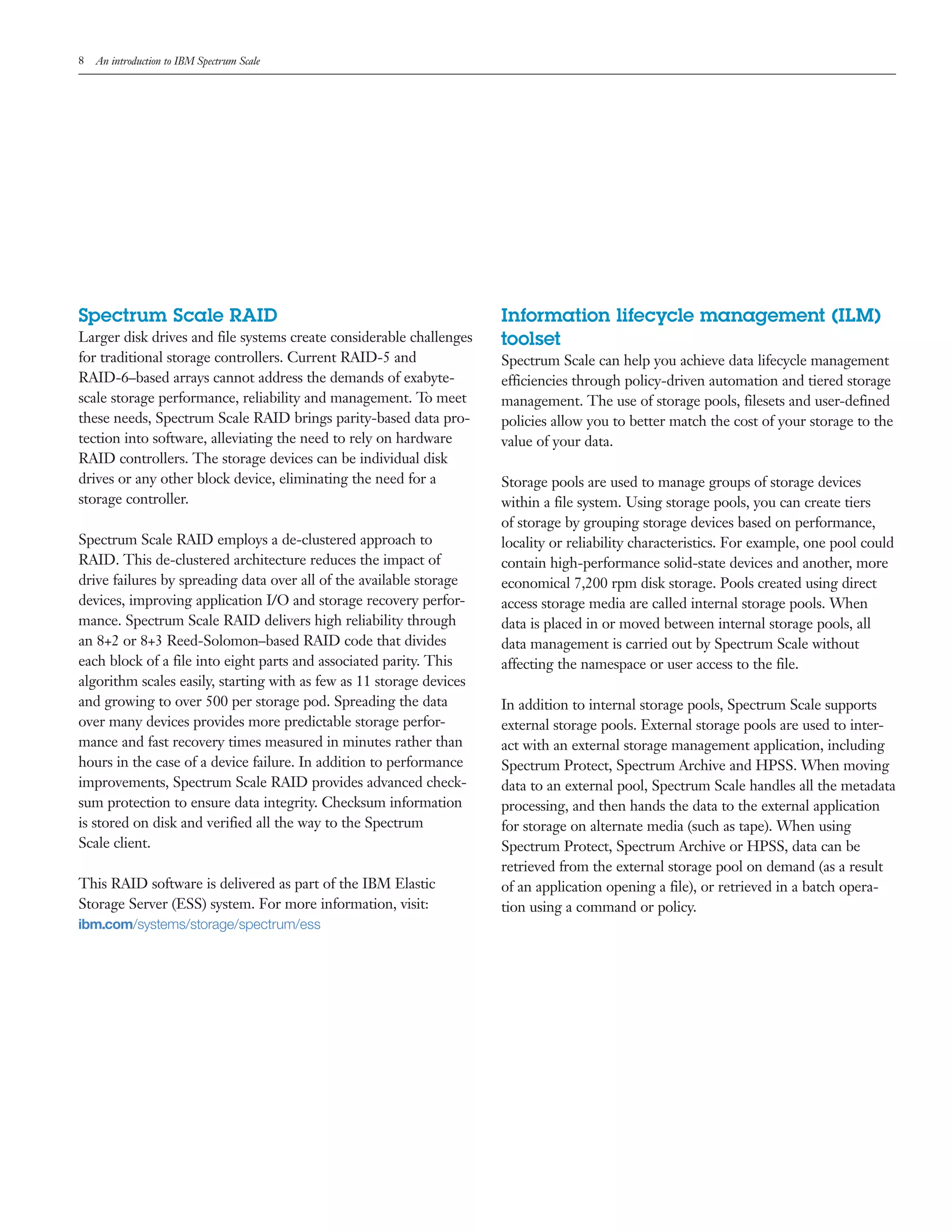 spectrum Storage Whitepaper | PDF