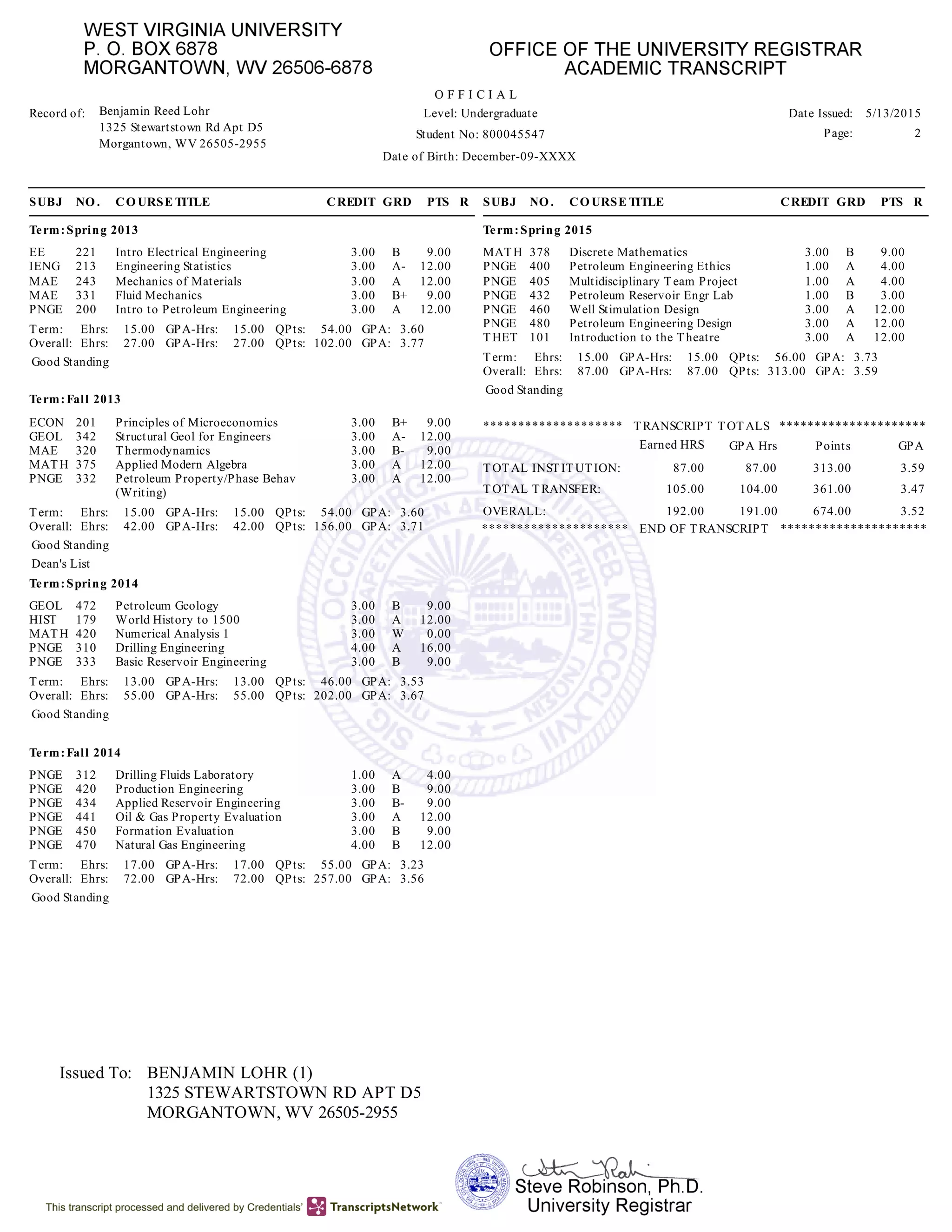 Transcript of Ben Lohr | PDF