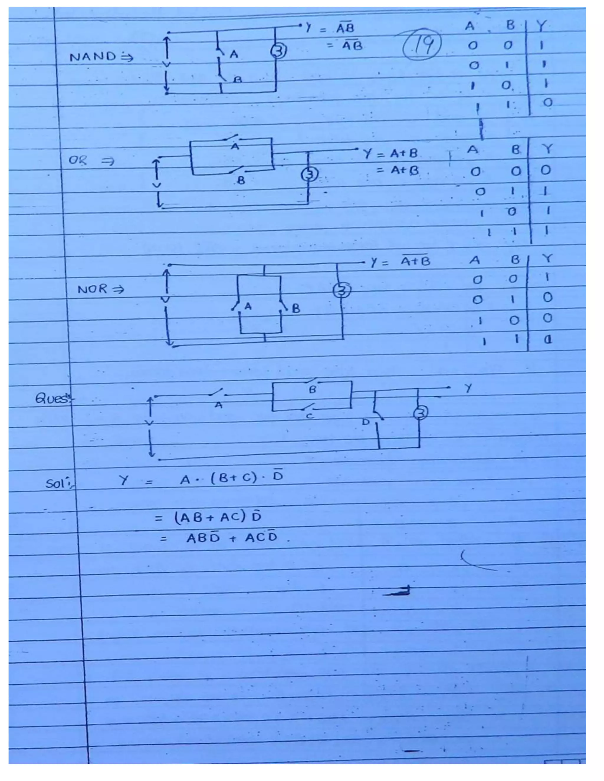 digital electronics made easy hand written notes Gate ECE | PDF