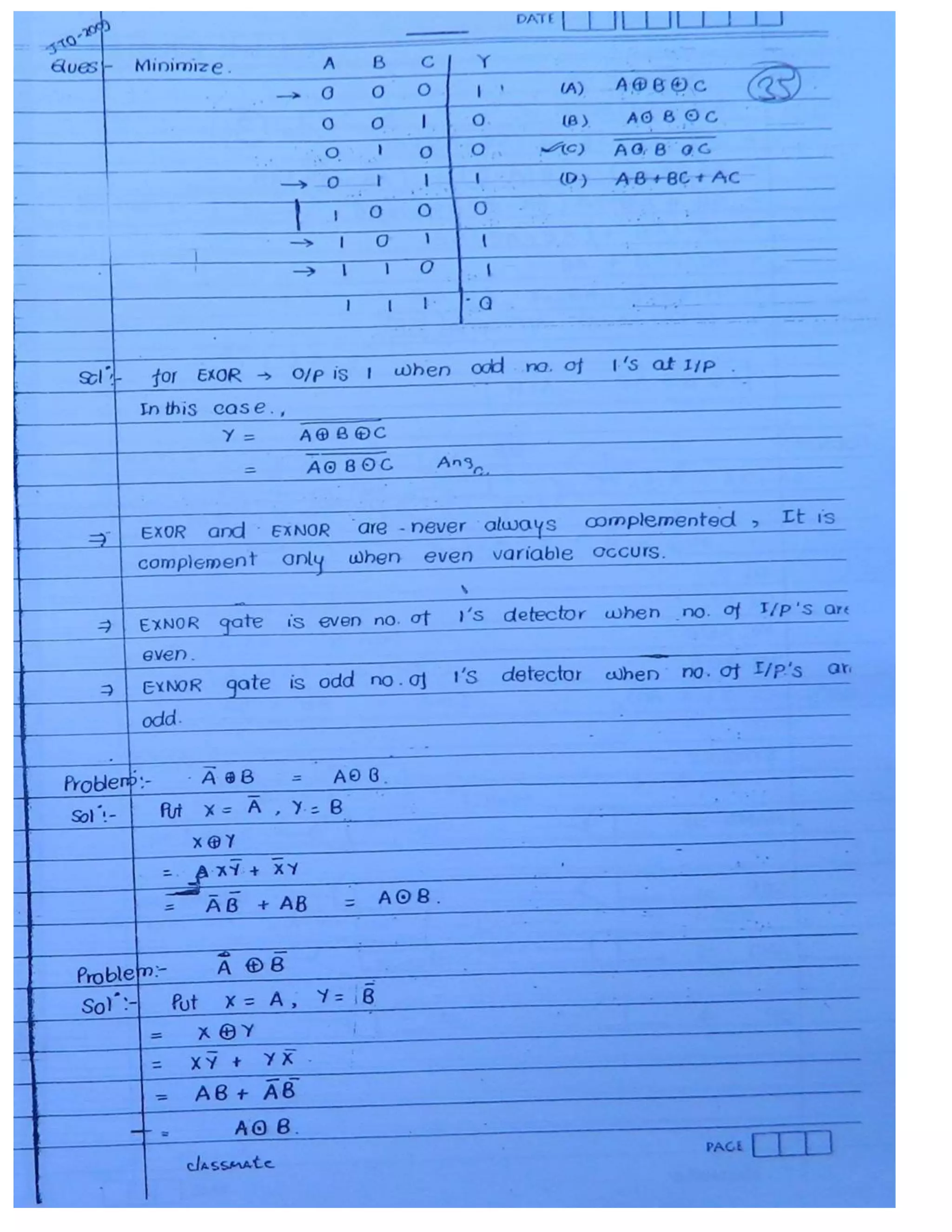 digital electronics made easy hand written notes Gate ECE | PDF