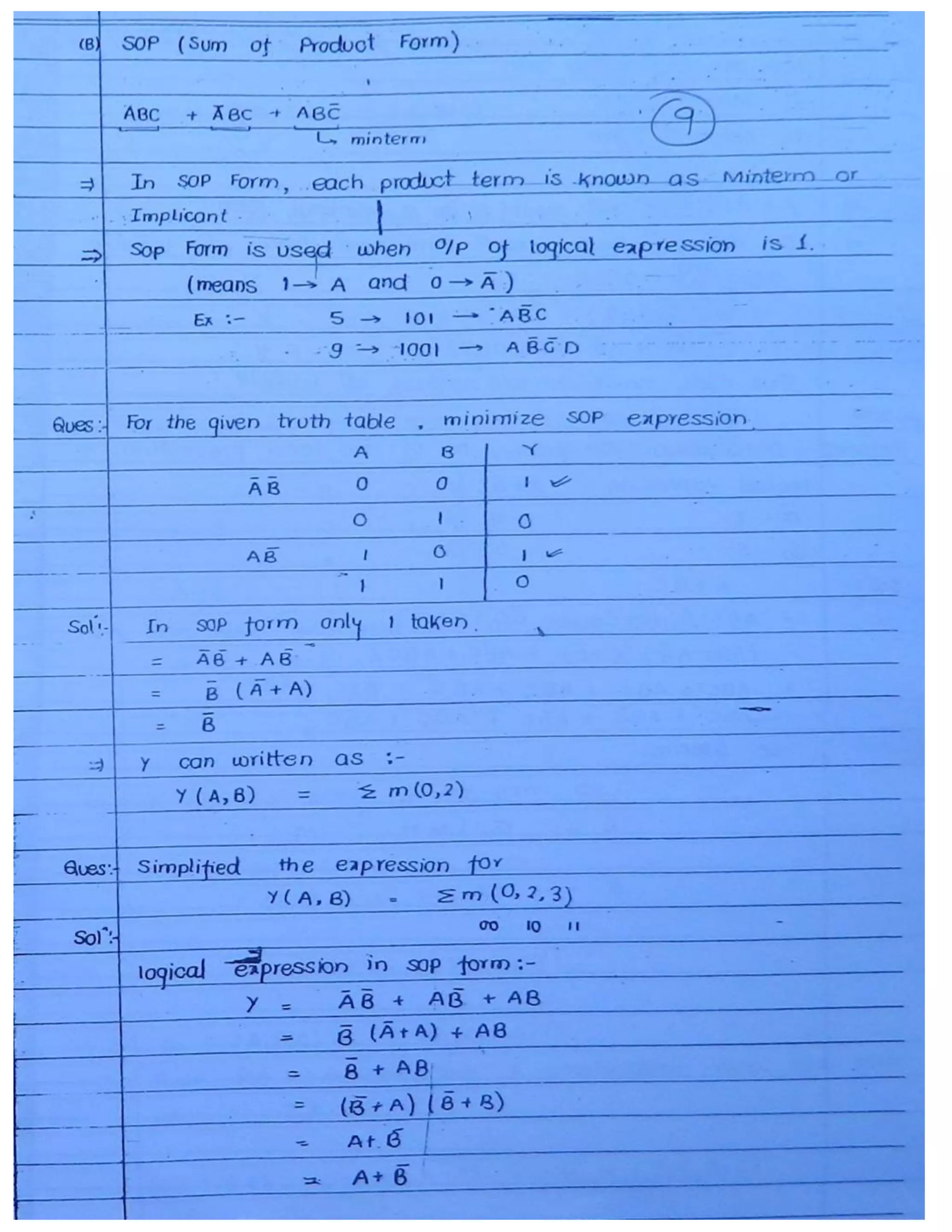 digital electronics made easy hand written notes Gate ECE | PDF