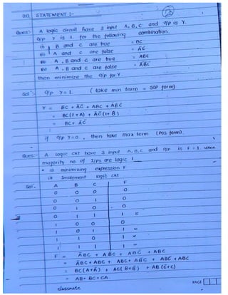digital electronics made easy hand written notes Gate ECE | PDF