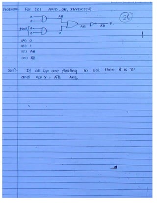 digital electronics made easy hand written notes Gate ECE | PDF