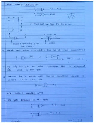 digital electronics made easy hand written notes Gate ECE | PDF