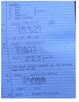 digital electronics made easy hand written notes Gate ECE | PDF