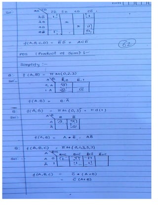 digital electronics made easy hand written notes Gate ECE | PDF