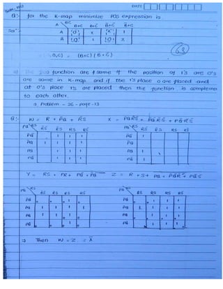 digital electronics made easy hand written notes Gate ECE | PDF