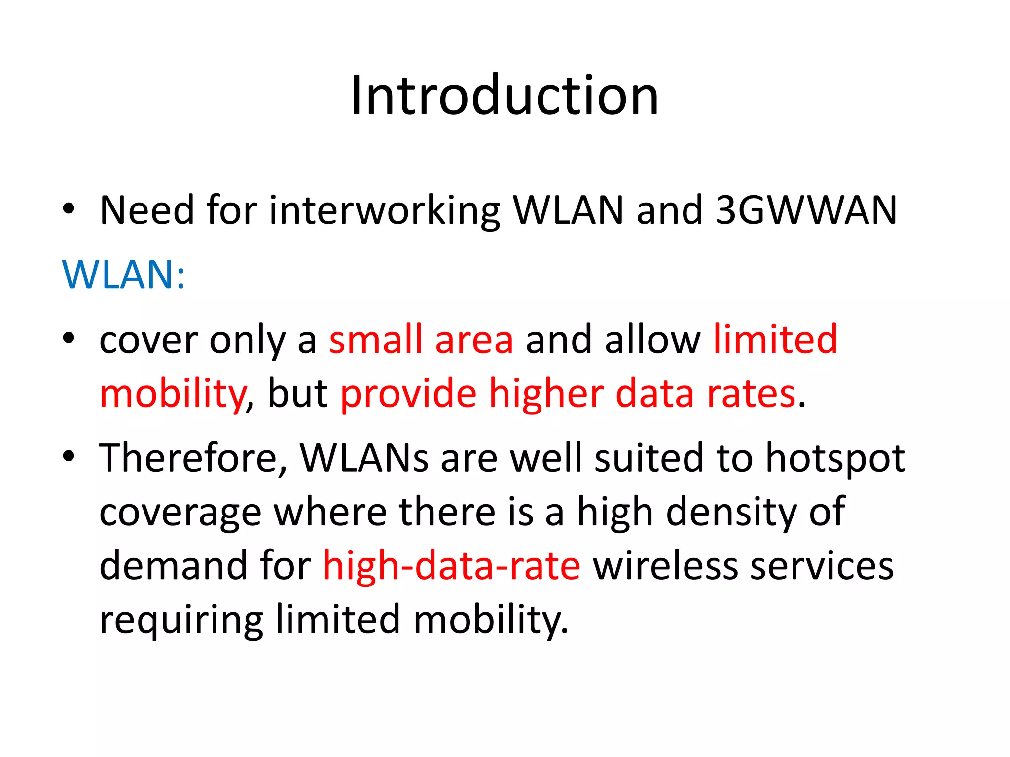 EC8002 Unit 4 Interworking objectives and requirements | PPTX
