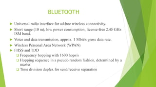 Ec8004 wireless networks unit 1 bluetooth | PPT