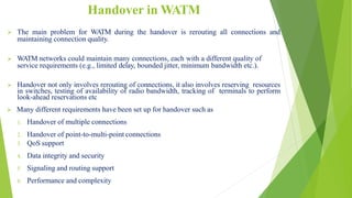 Ec8004 wireless networks unit 1 watm | PPTX