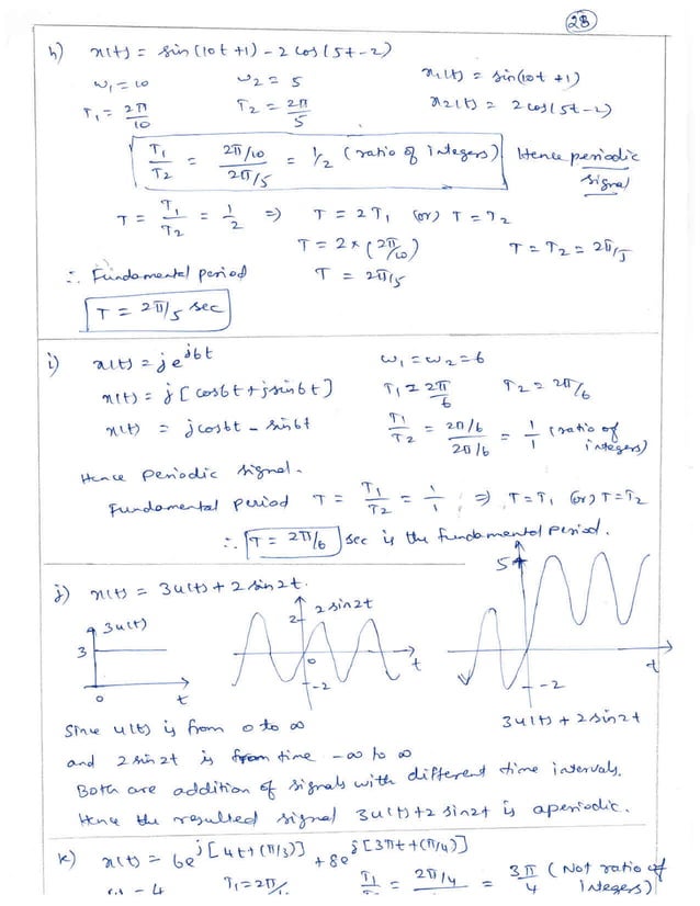 Signals and systems | PDF
