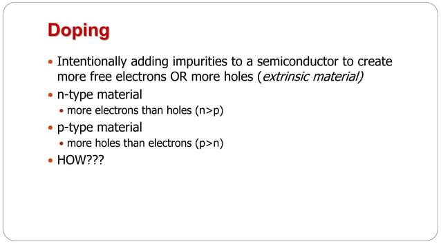 EC8353 ELECTRONIC DEVICES AND CIRCUITS Unit 1 | PPTX | Chemistry | Science