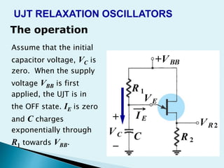 EC8452 Electronic Circuits II - UJT Relaxation Oscillator | PPTX