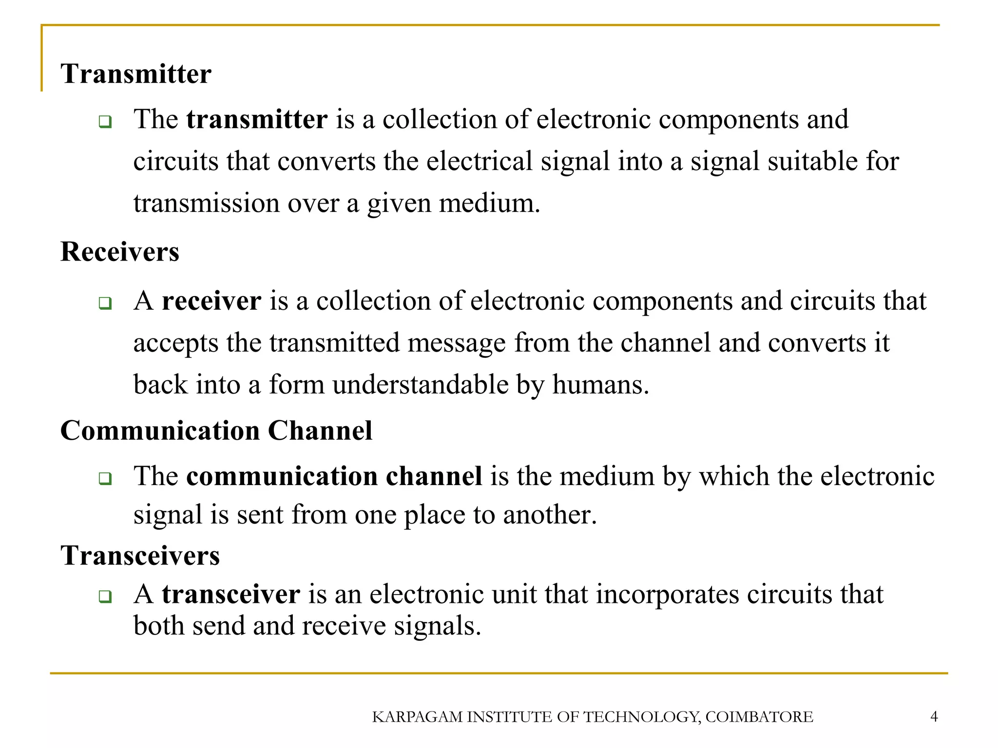 Ec8491 communication theory | PPTX