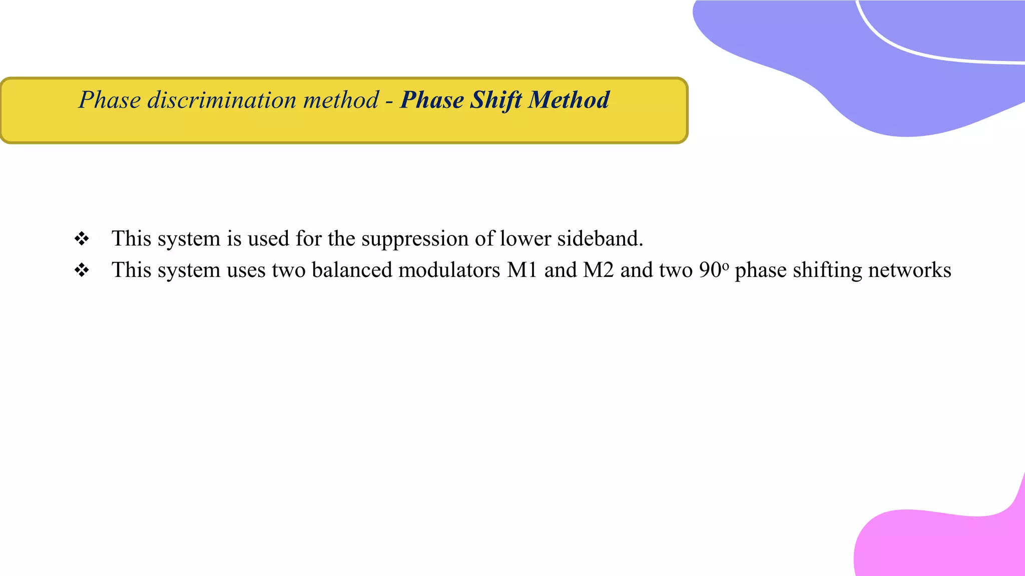 Ec8491 CT - Unit 1 - Single Sideband Suppressed Carrier (SSB-SC) | PPTX