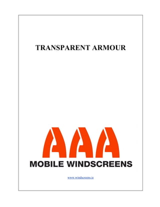 Transparent Armour Main Doc | PDF
