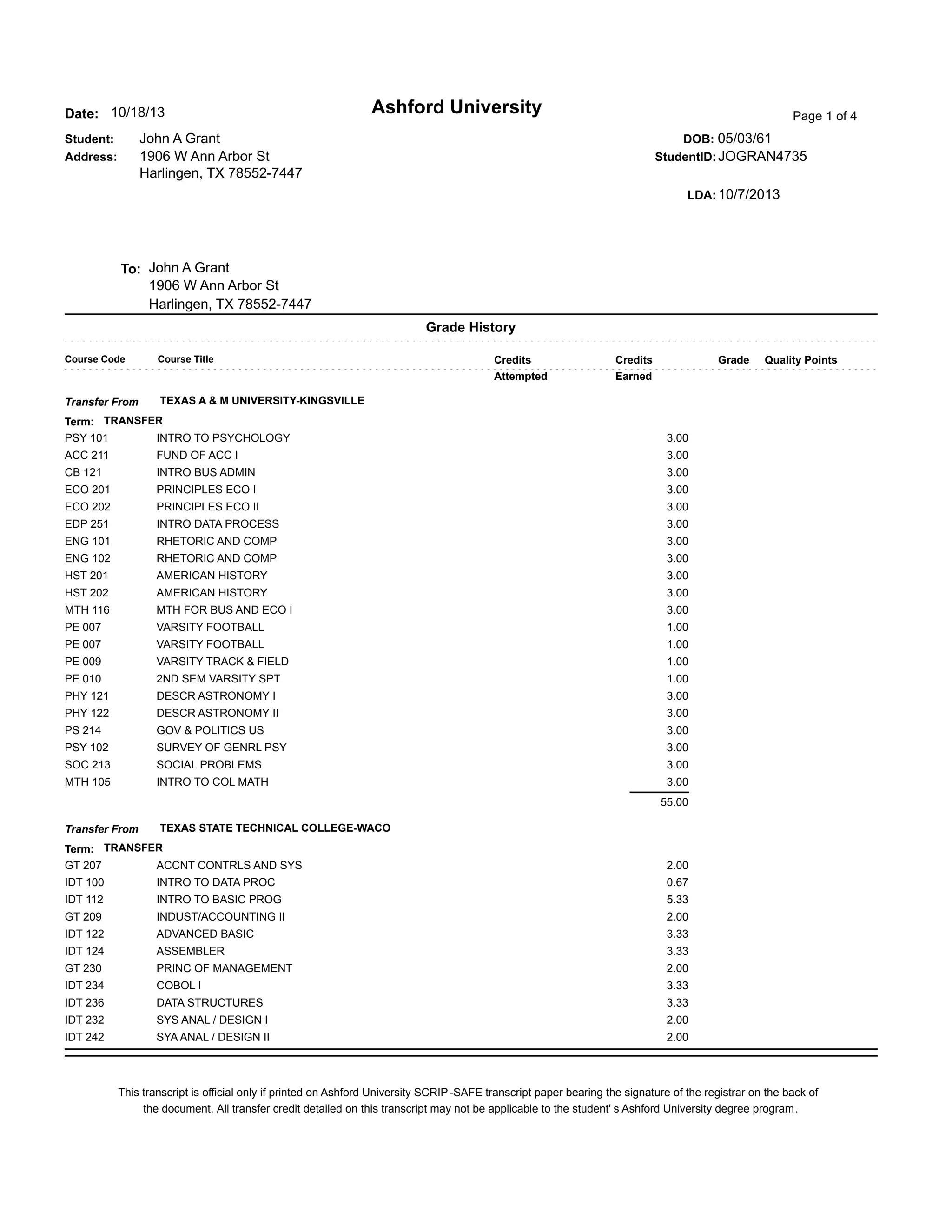Unofficial Transcript 10182013 | PDF