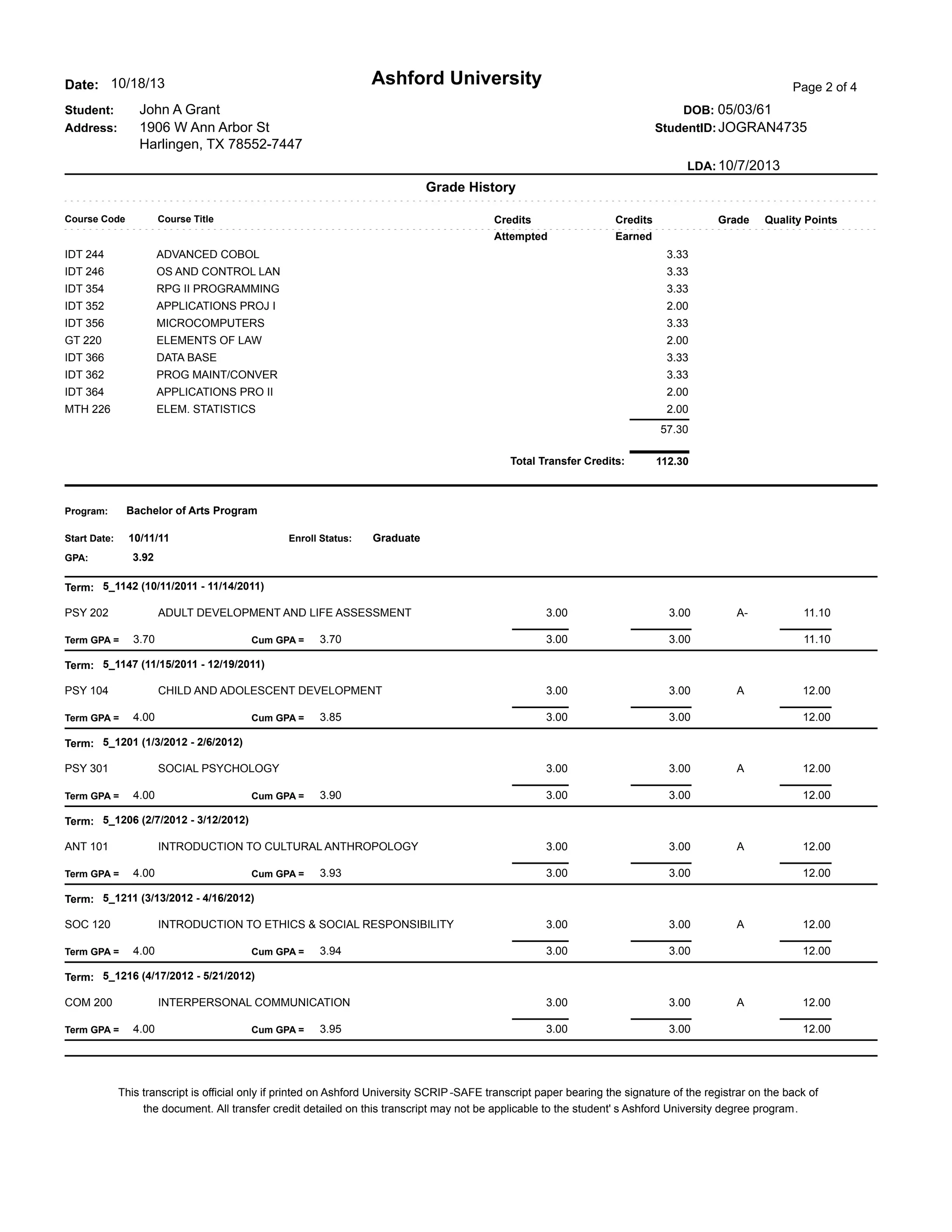 Unofficial Transcript 10182013 | PDF