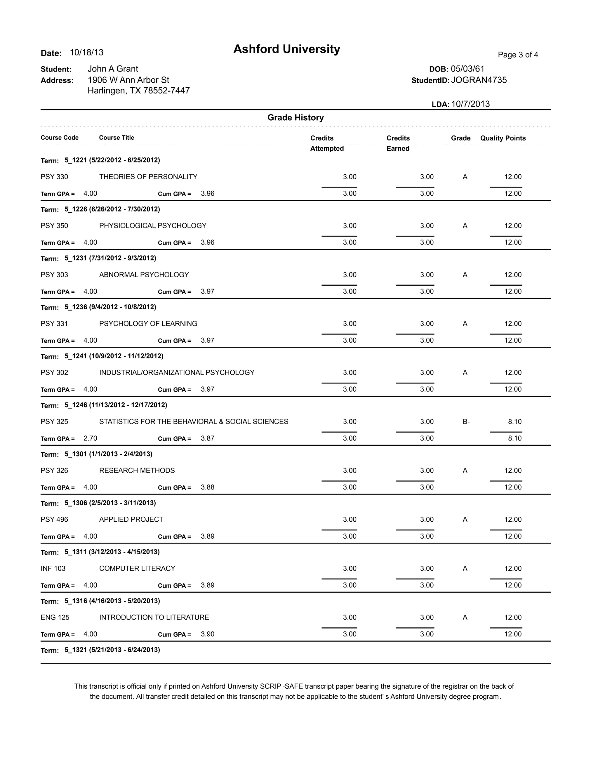 Unofficial Transcript 10182013 | PDF
