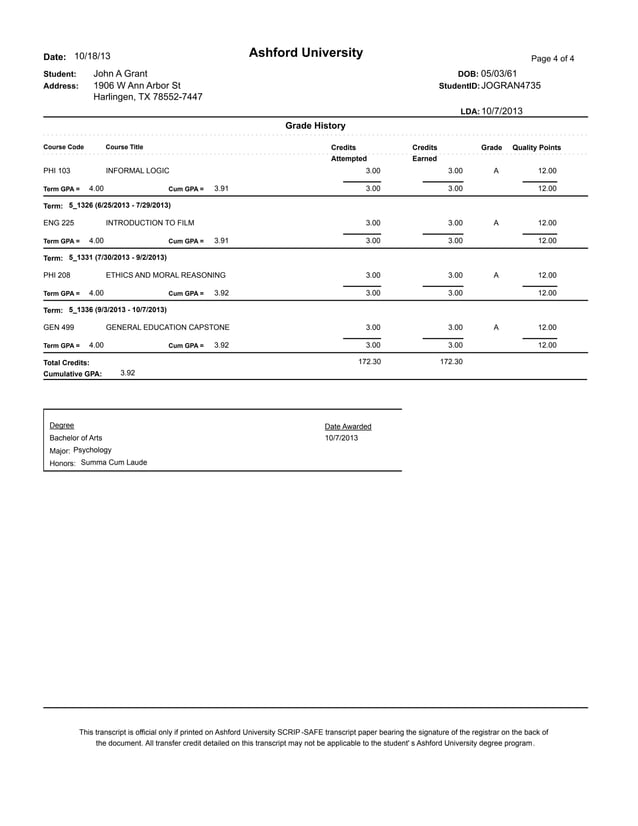 Unofficial Transcript 10182013 | PDF