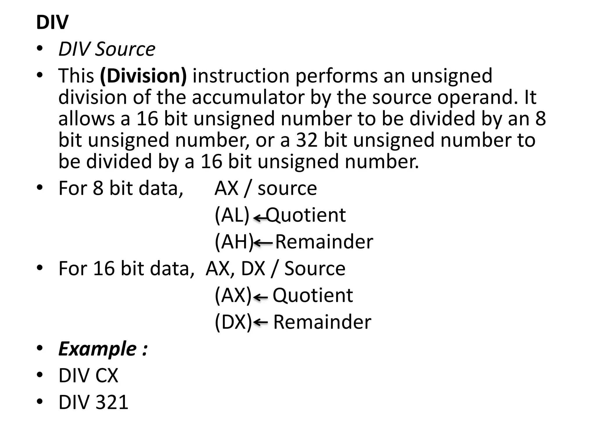 8086 Microprocessors and Microcontrollers | PPT