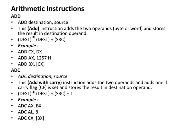 8086 Microprocessors and Microcontrollers | PPT