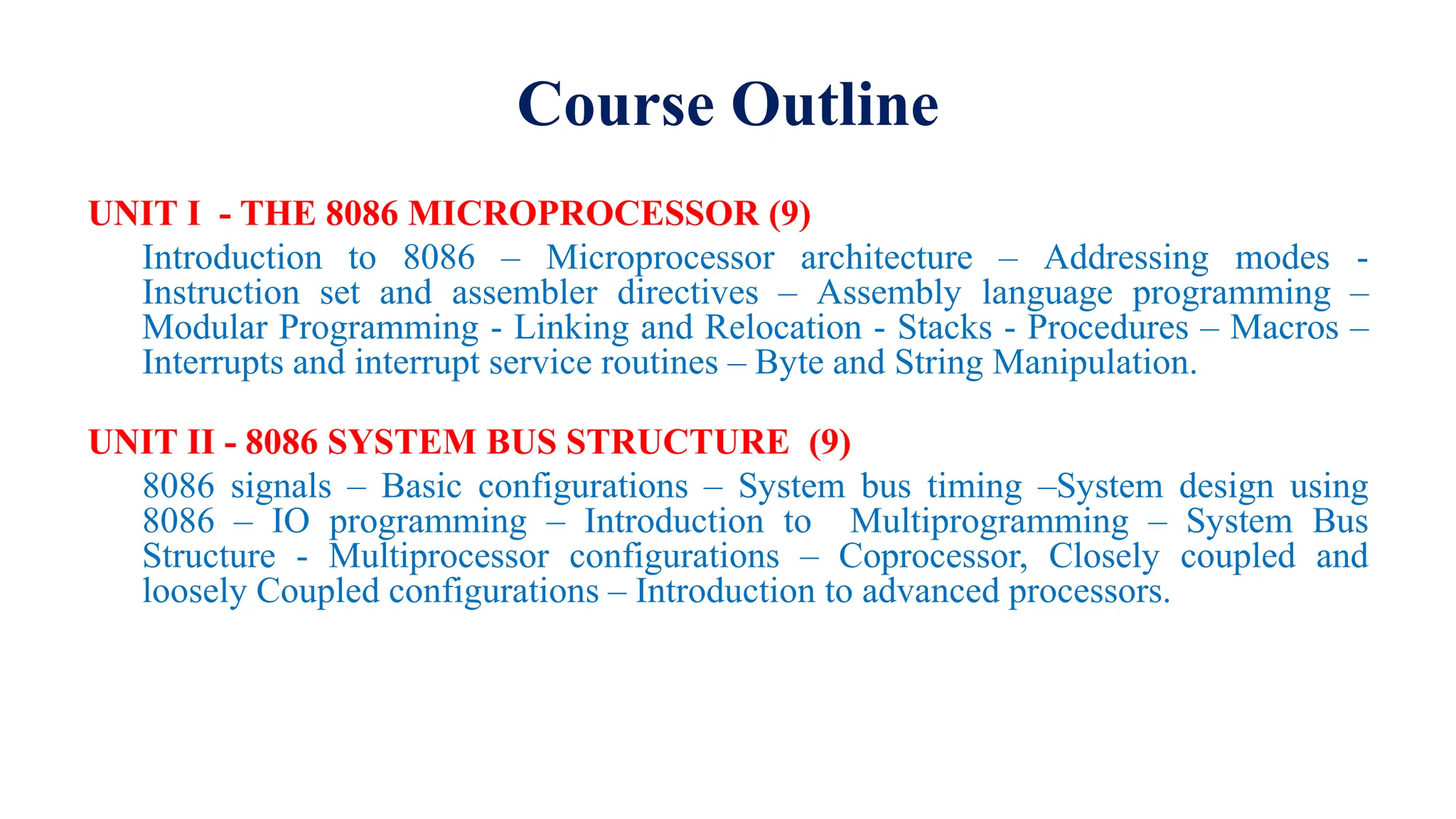 EC 8691 Microprocessor and Microcontroller.pptx