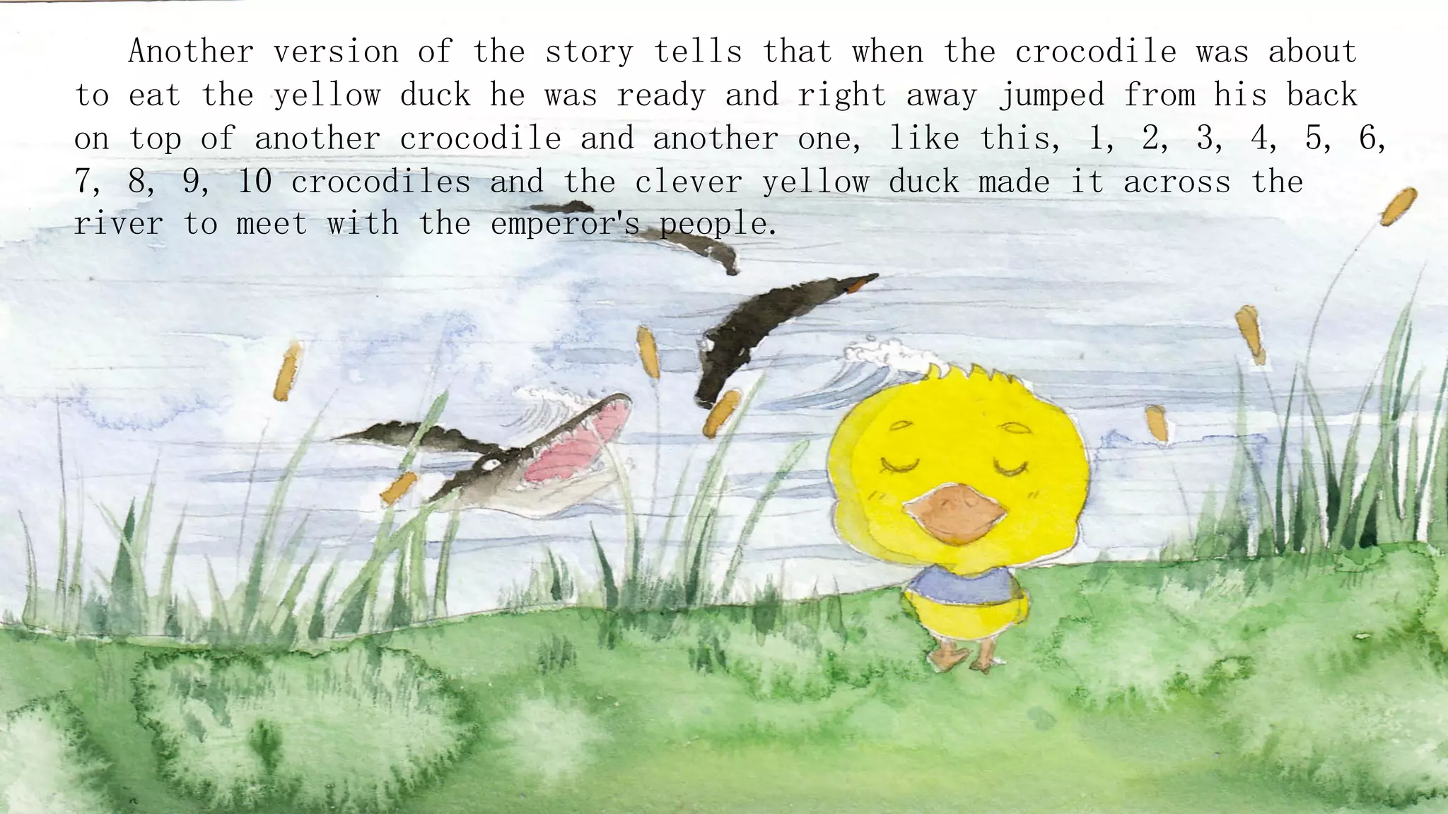 The yellow duck and crocodile | PDF