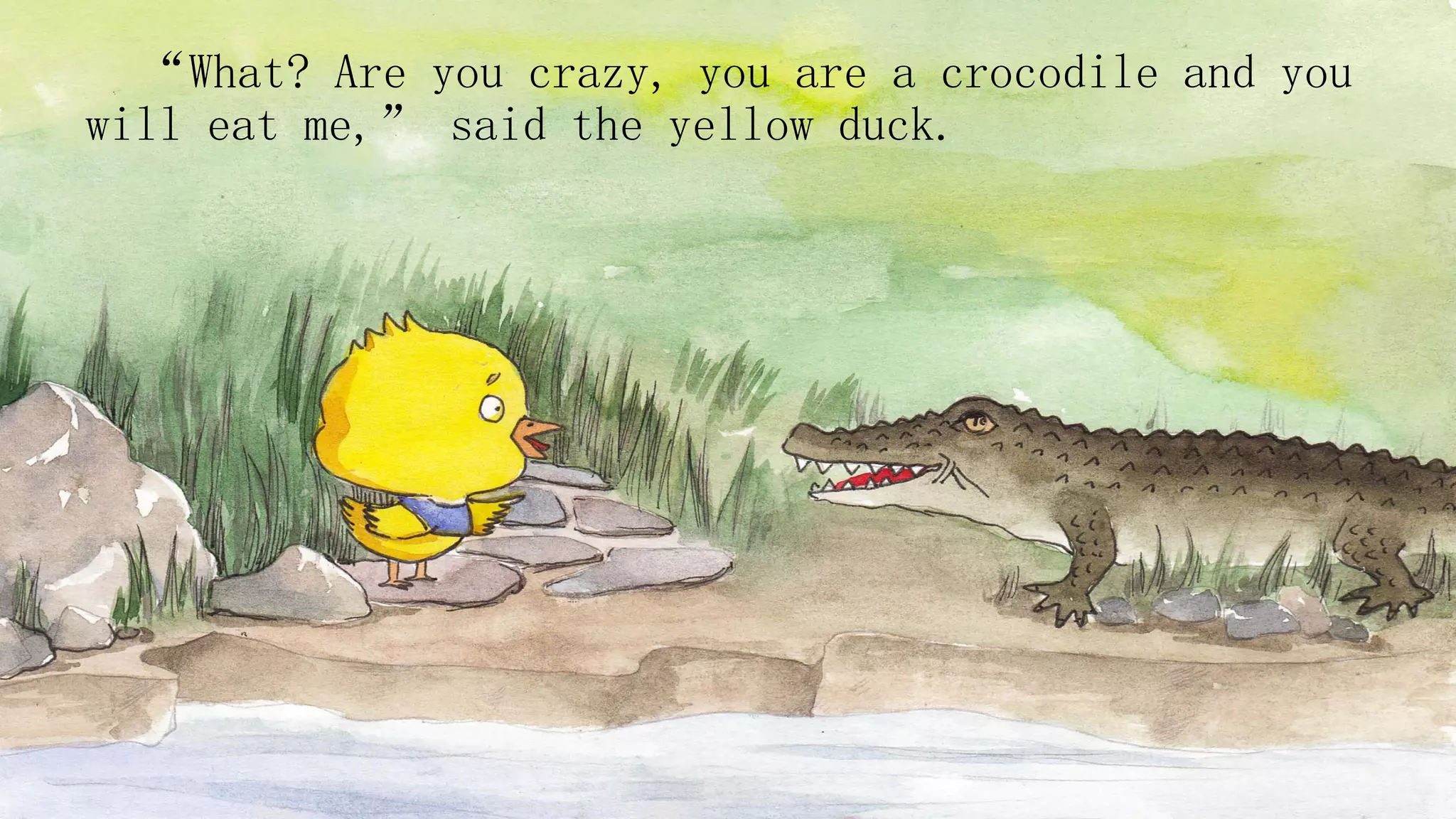 The yellow duck and crocodile | PDF | Birds | Pets