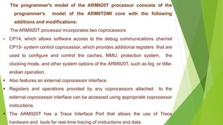 Ec8791 arm 9 processor | PPTX