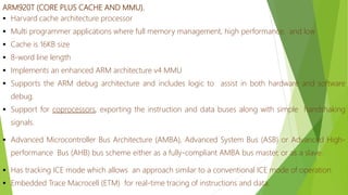 Ec8791 arm 9 processor | PPTX