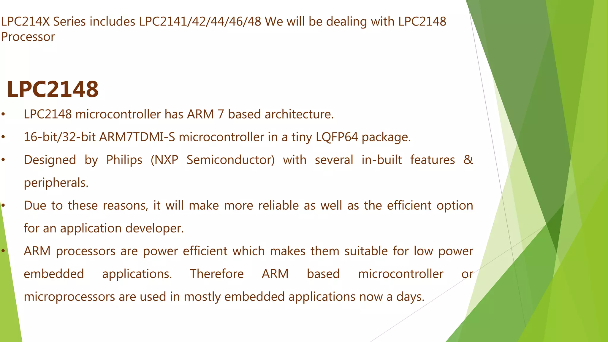 Ec8791 lpc2148 | PPTX