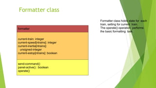 EC8791 UML-model train controller | PPTX