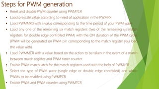 Ec8791 lpc2148 pwm | PPTX