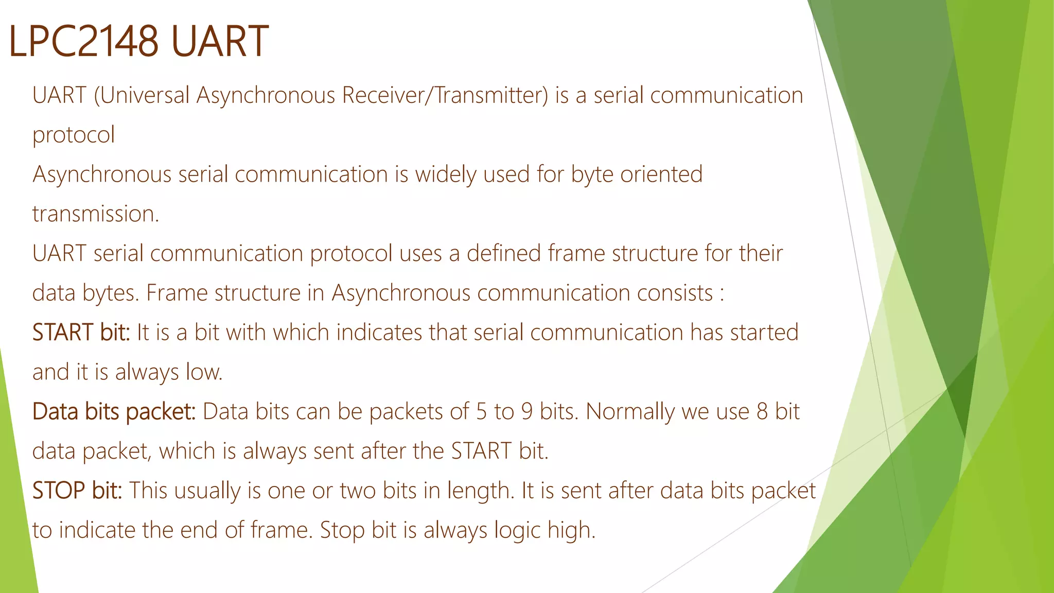 Ec8791 lpc2148 uart | PPTX