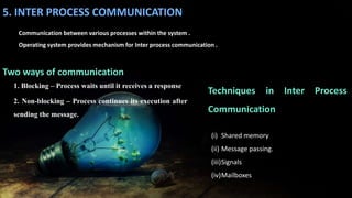 Ec8791 unit 5 processes and operating systems | PPTX