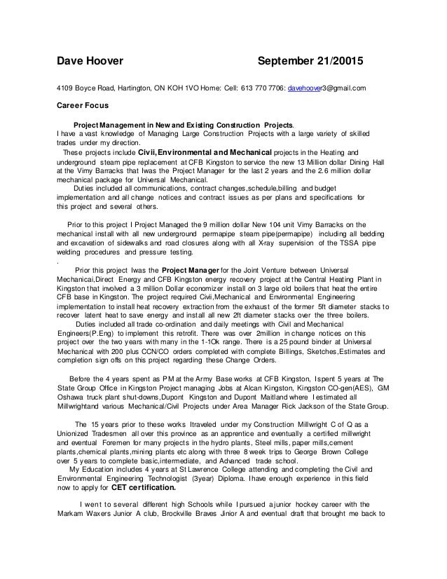 dave resume sept 2015