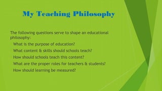 Educational Philosophy & Theory2 | PPT