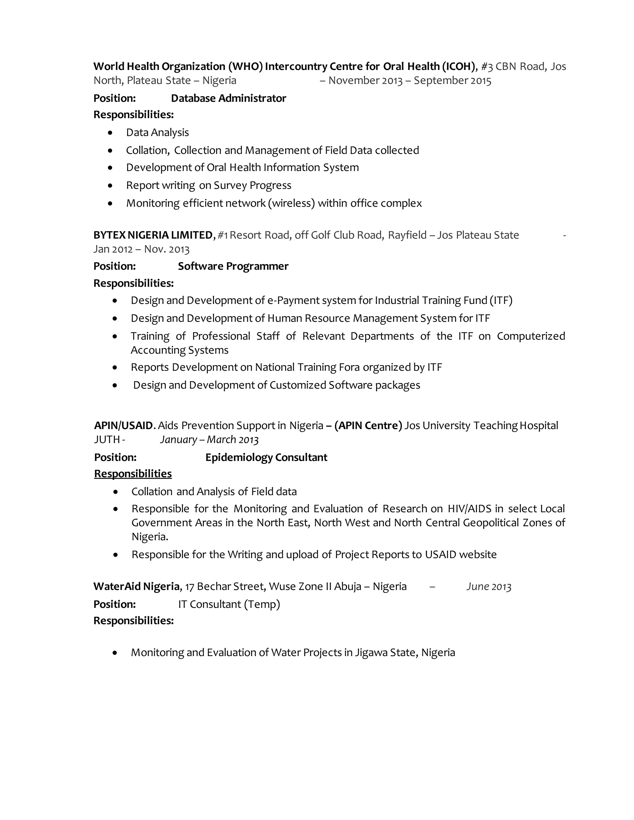 CV [Joe Daniels] | DOCX