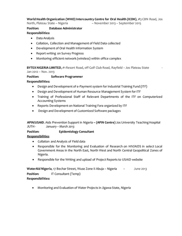 CV [Joe Daniels] | PDF