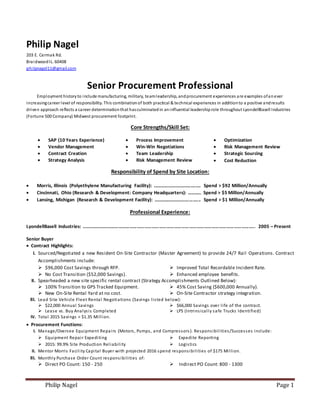 Philip Nagel Resume | DOCX | Defense Industry | Industries