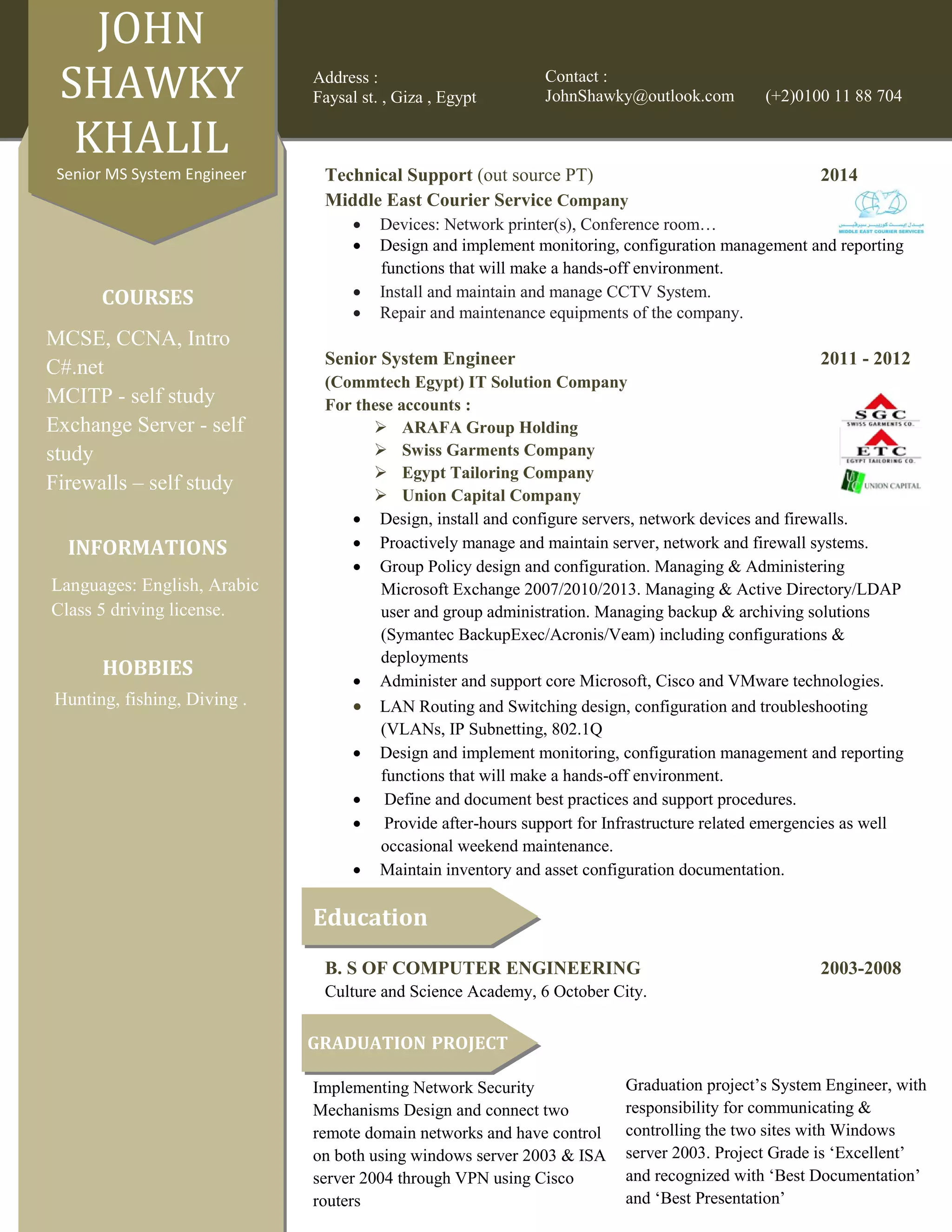 John Shawky Khalil | PDF