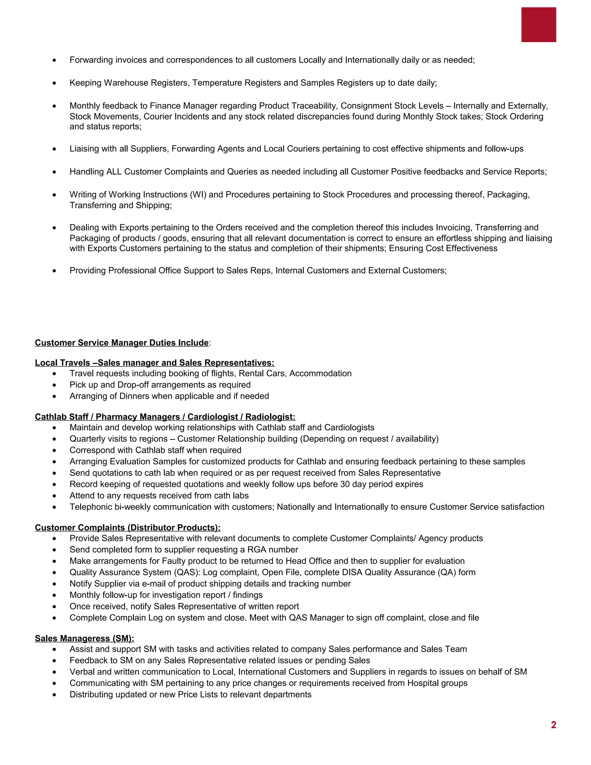 Mr. Ambrose Terblanche CV | DOC