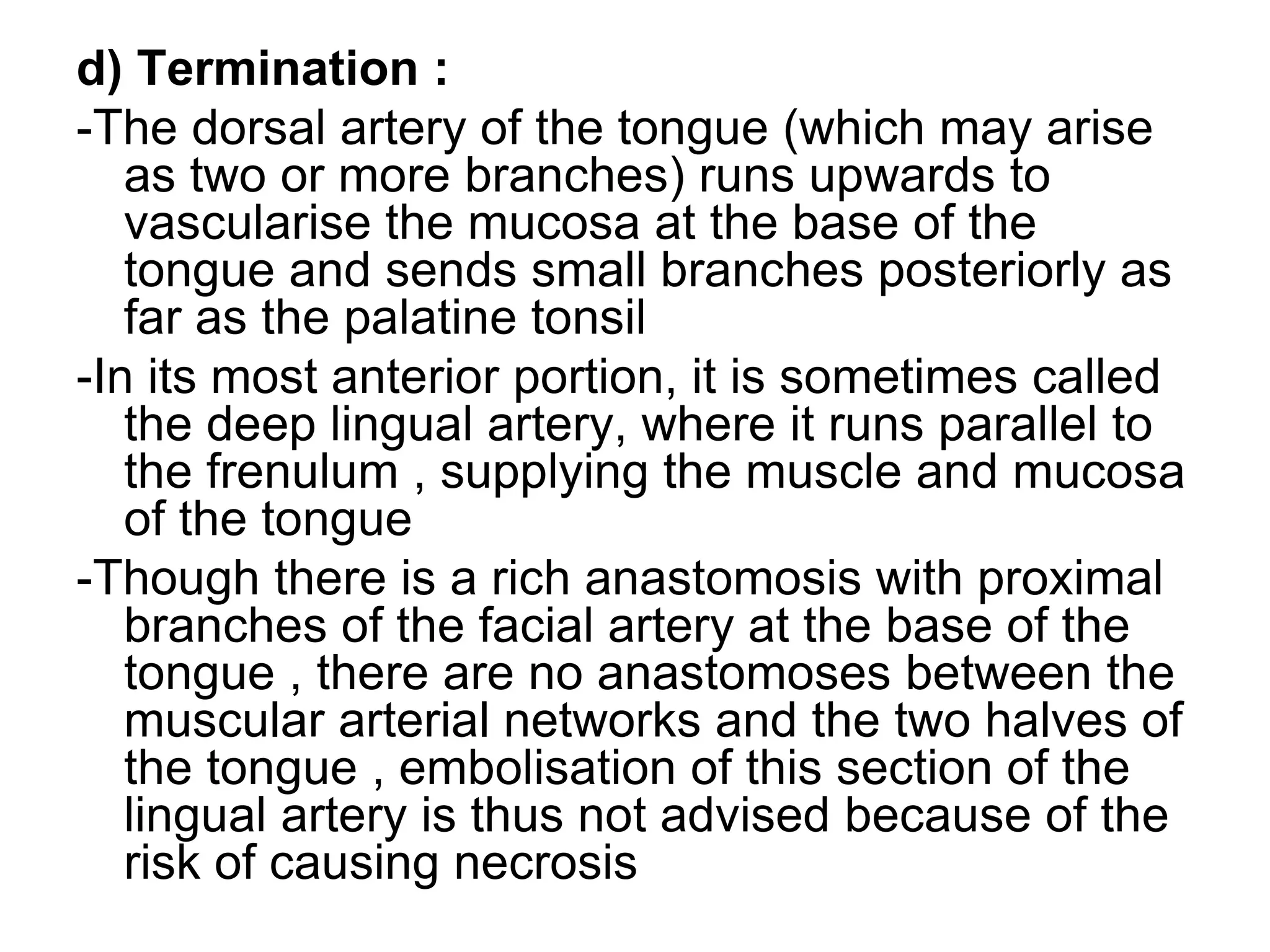 Anatomy of the external carotid artery (ECA) | PPT