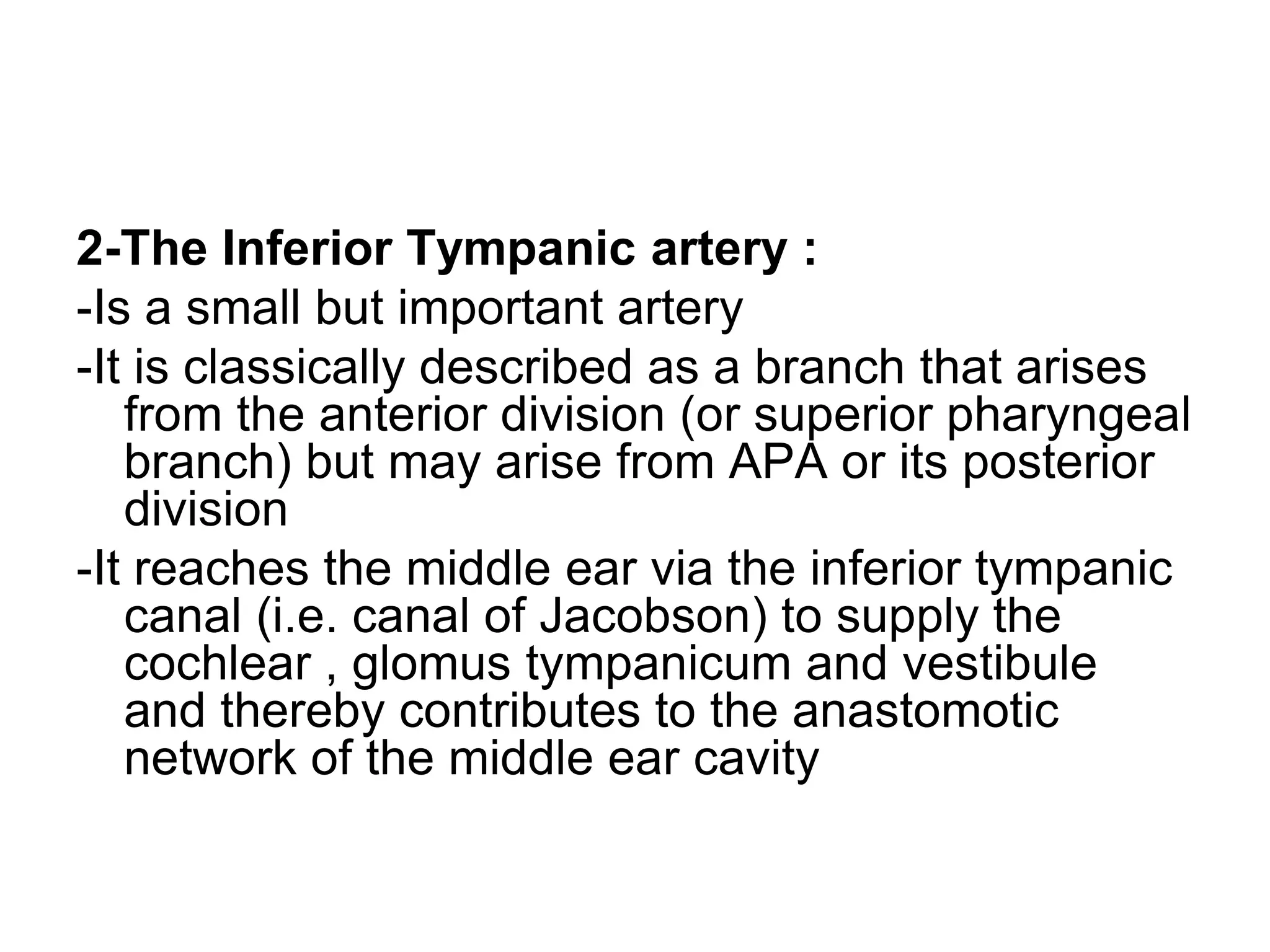 Anatomy of the external carotid artery (ECA) | PPT