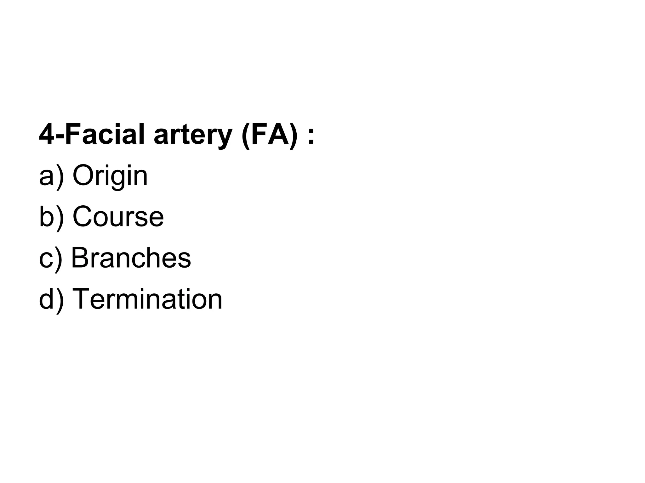 Anatomy of the external carotid artery (ECA) | PPT