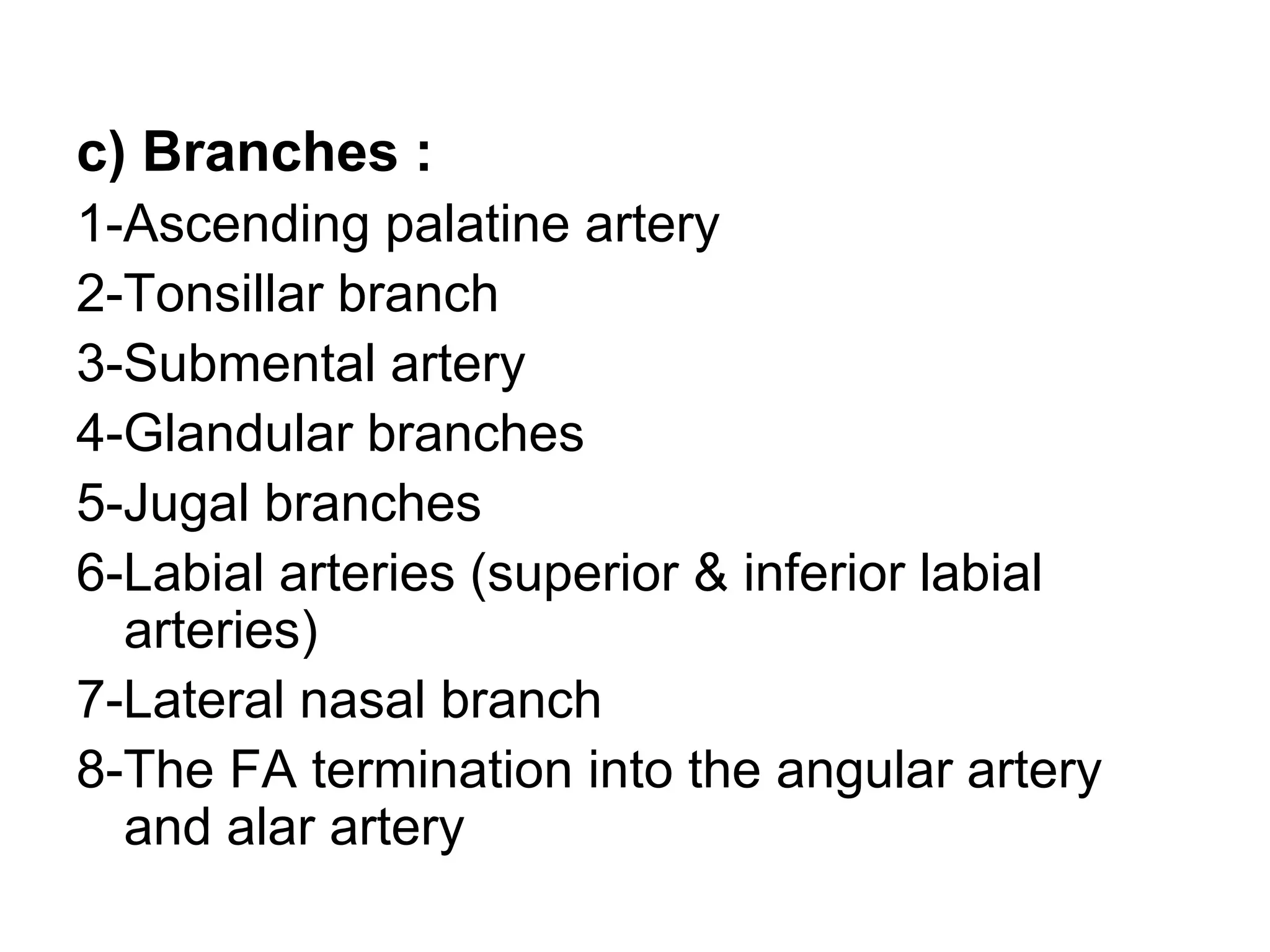 Anatomy of the external carotid artery (ECA) | PPT