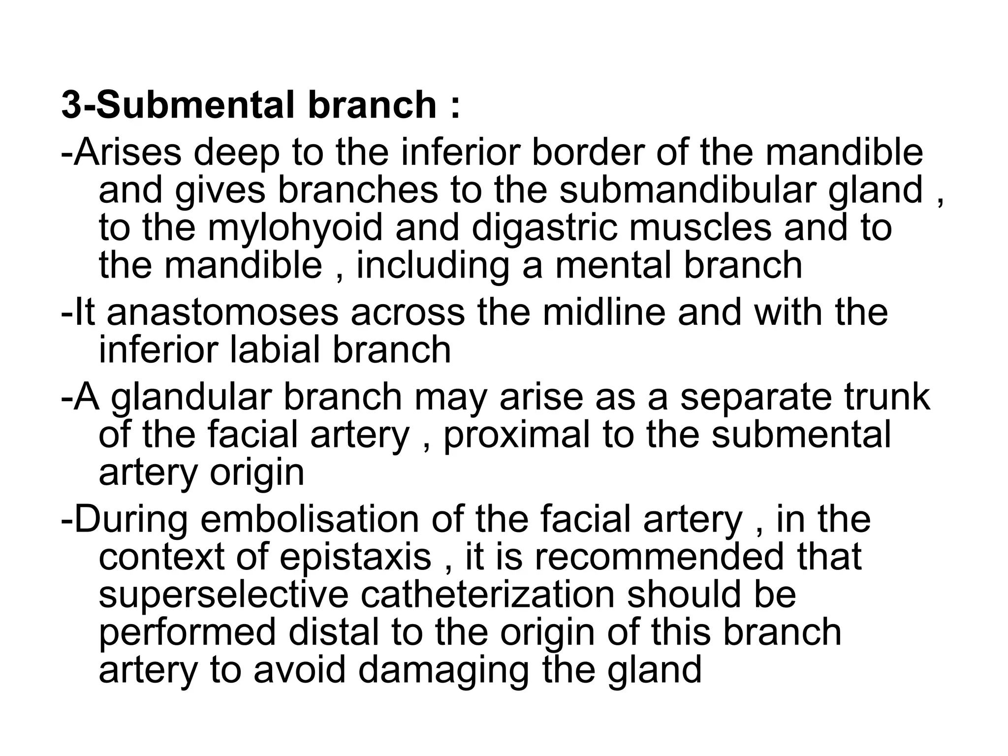 Anatomy of the external carotid artery (ECA) | PPT