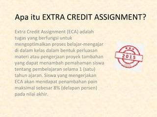 Civics - Extra Credit Assignment | PPT