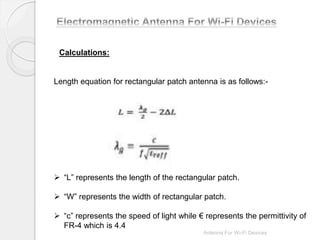 Electromagnetic Antenna For Wi-Fi Devices | PPT